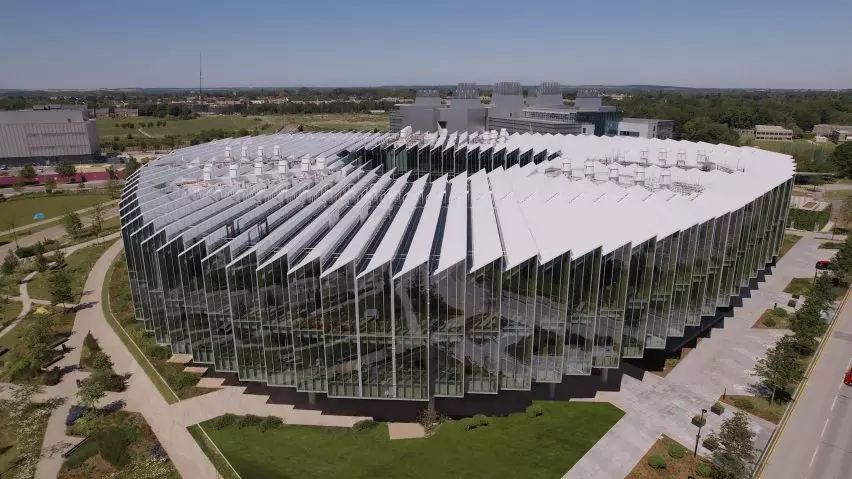 Fuerschungszentrum zu Cambridge vum Herzog & de Meuron