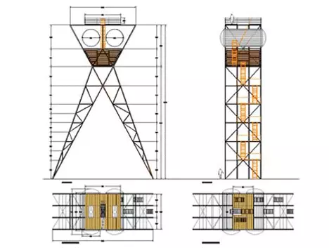 Water Storage Tower av GRG Arquitectos