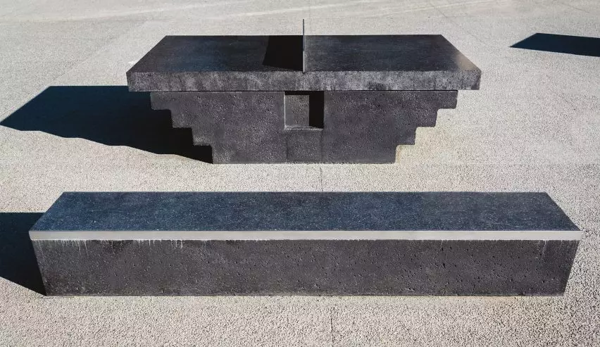 Monoliths Ping Pong Tables dening Murray Barker & Laith McGregor