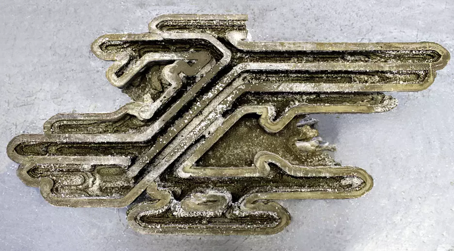 Proyecto de hormigón impreso en 3D fosilizado por Amalgamma