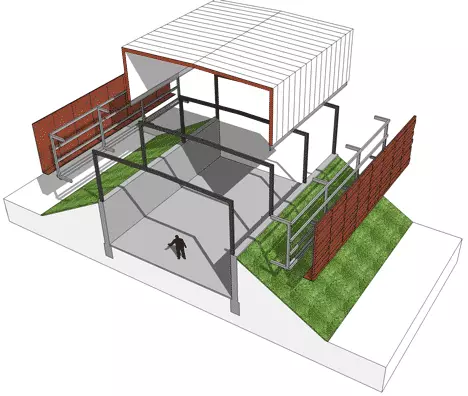 Plan van Kompressorstasie Egtved deur C.F. Moller