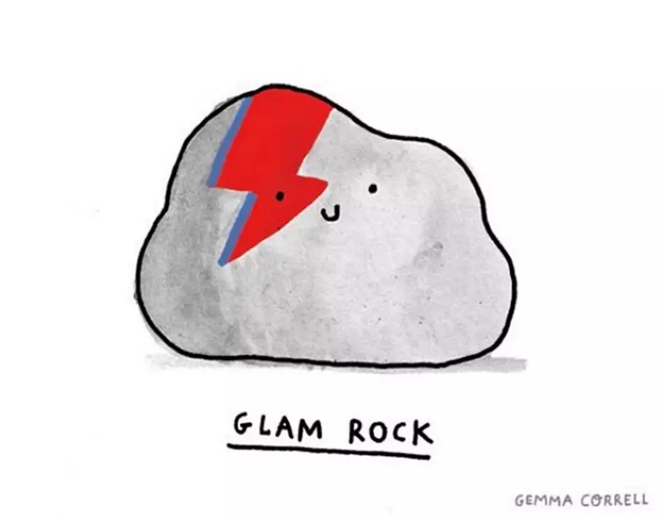 David-Bowie Illustratioun vum Gemma Correll