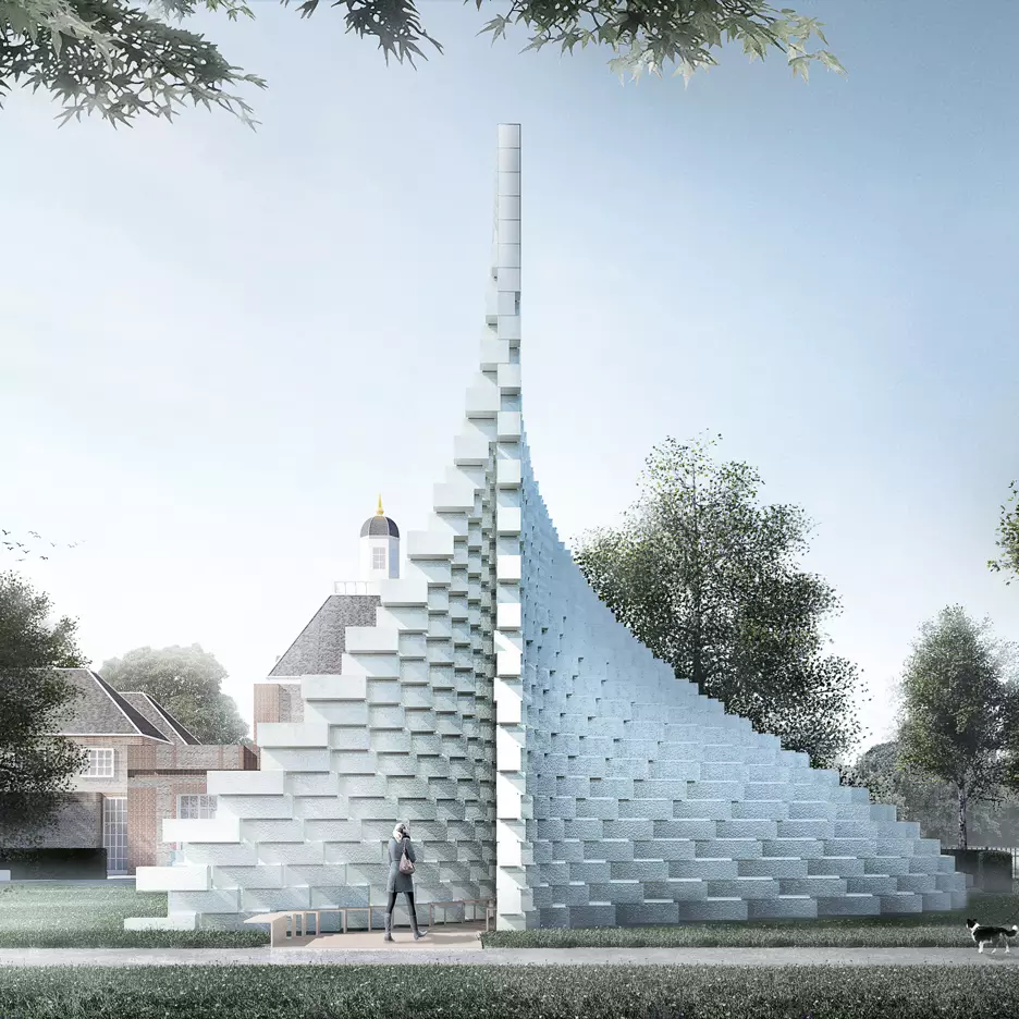 Serpentine Galley Pavilion 2016 oleh Bjarke Ingels