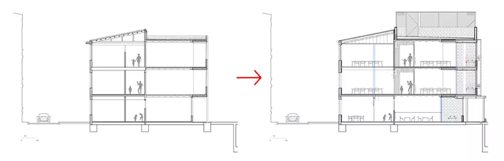 Pag-aayos ng paaralan 906 ni H Arquitectes