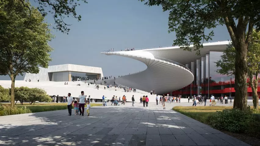 Rann nan Shanghai Grand Opera House pa Snøhetta nan Lachin