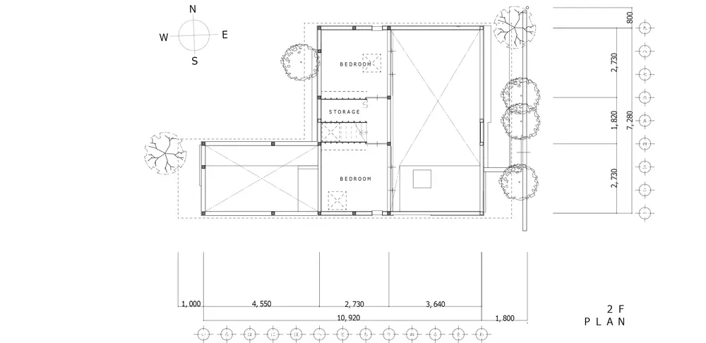 T-krusing Fence House troch Hitotomori