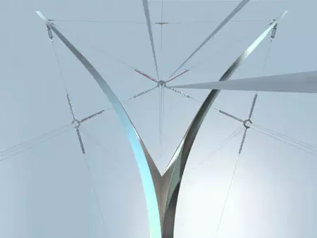 Pylons of the Future Dancing with Nature ໂດຍ Hugh Dutton Associés 75915_6