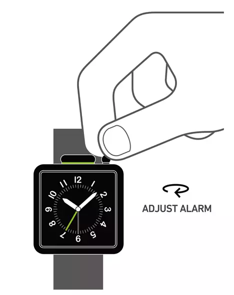 Dezeen Watch Store-ko Industri instalazioaren Analarma