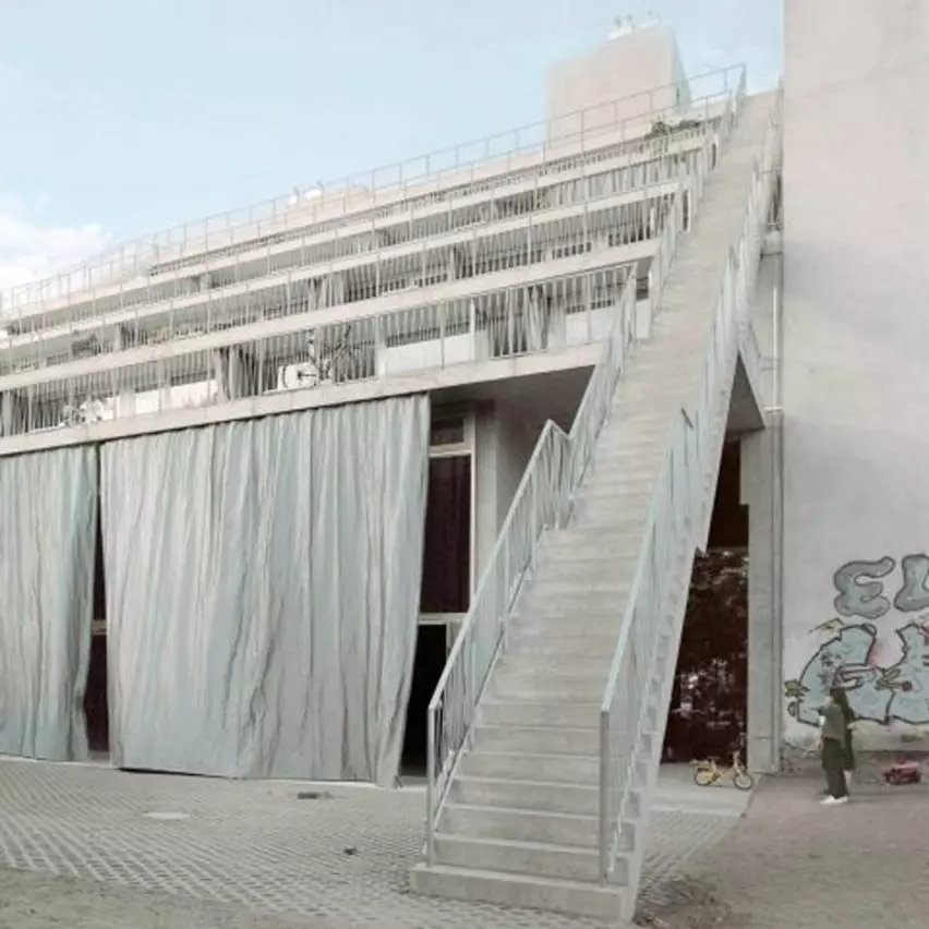 Terrassenhaus Berlin av Brandlhuber+ Emde, Burlon och Muck Petzet Architekten