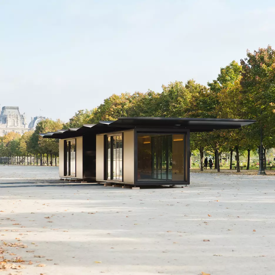 Εγκατάσταση κιόσκι στο Jardin des Tuileries από τον Ronan και τον Erwan Bouroullec
