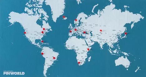Մրցույթ. տասը փին աշխարհի քարտեզներ նվիրելու համար