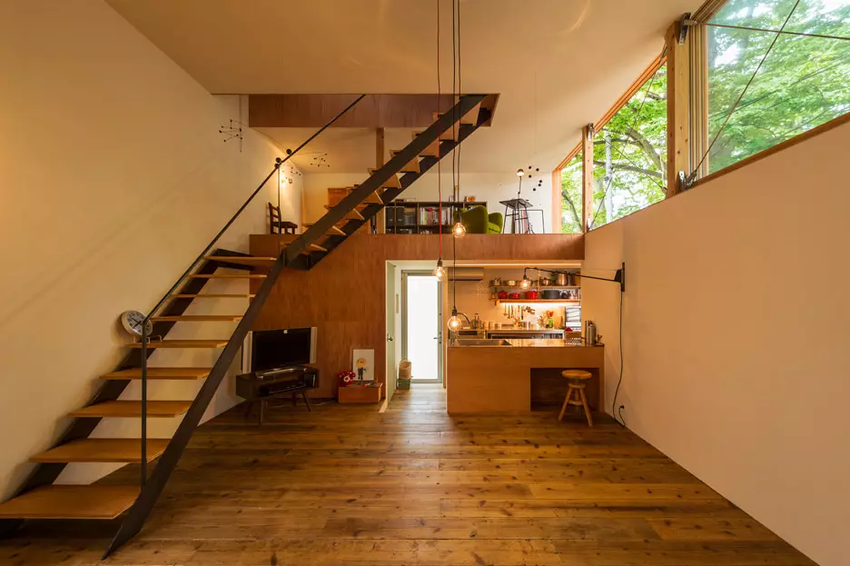 Casa para atrapar el árbol por Takeru Shoji Architects