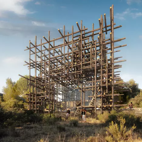 Sou Fujimoto's Geometric Forest ஸ்பானிய கனவு இல்லங்களின் தொடரில் இடம்பெறும்