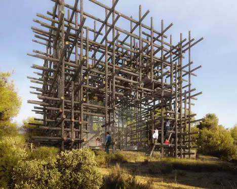 Nkhalango ya Geometric ya Sou Fujimoto kuti ikhale ndi nyumba zolota zaku Spain