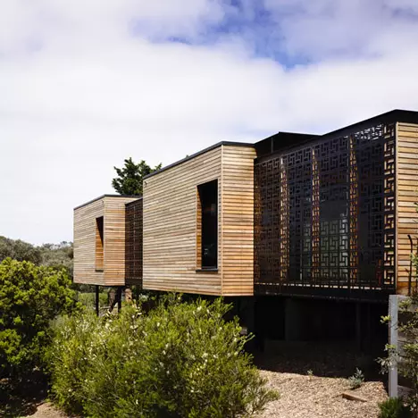 Casa Blairgowrie de la Wolveridge Architects creează o casă de pe litoral îmbrăcată cu lemn