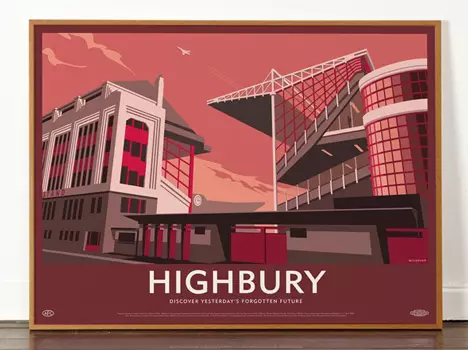 Poster ng Dorothy Highbury Stadium na Nawala ang Mga Destinasyon