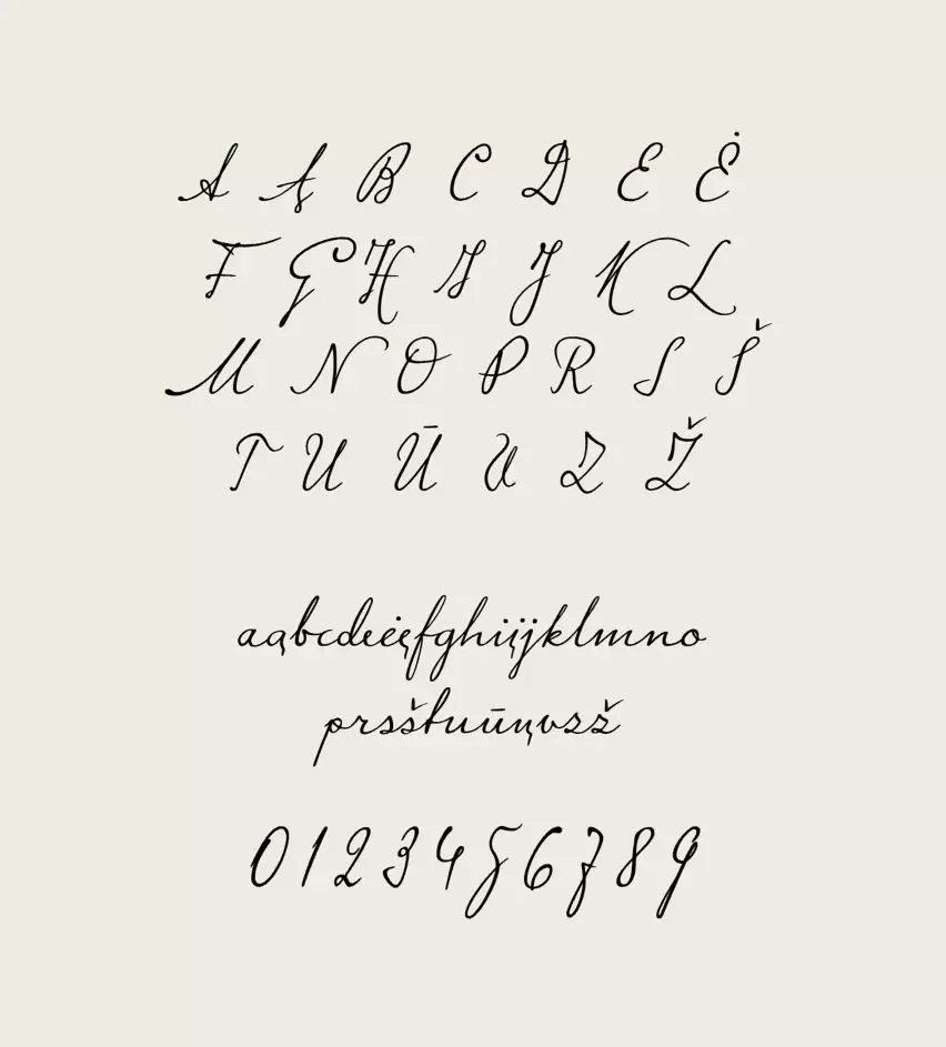 Signato typeface e keteka lilemo tse 100 tsa boipuso ba Lithuania 79702_3