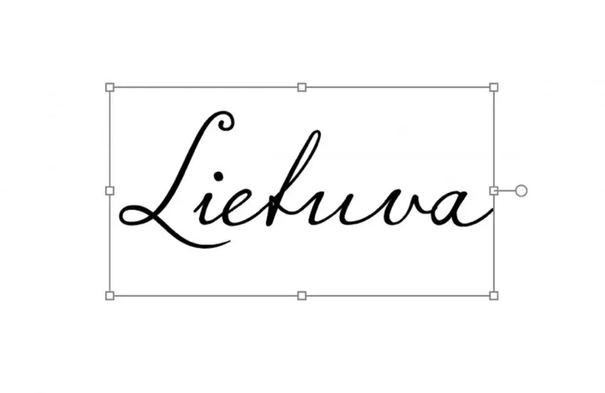 Signato typeface e keteka lilemo tse 100 tsa boipuso ba Lithuania 79702_5