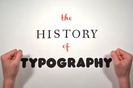 टाइपोग्राफी का इतिहास बेन बैरेट-फॉरेस्ट द्वारा