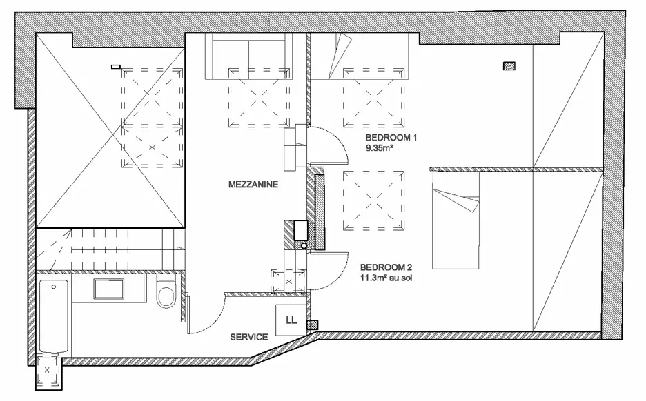 Apartmanek li Porte de Vincennes ji hêla Mîmariya Cairos ve