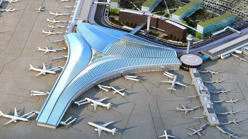 Esta semana en Dezeen: terminal del aeropuerto Chicago O'Hare