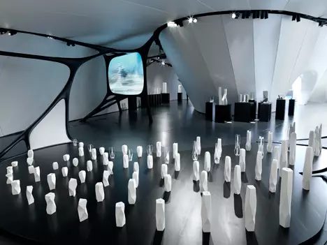 Une Architecture au Mobile Art Pavilion par Zaha Hadid