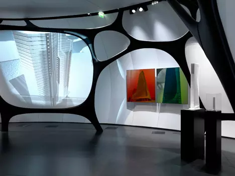 Une Architecture au Mobile Art Pavilion par Zaha Hadid