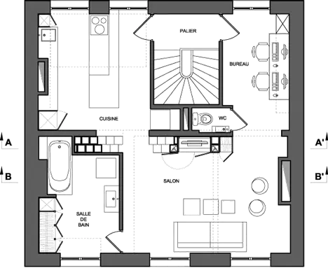 Парижская квартира от MAAJ Architectes