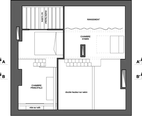 Parys appartemint troch MAAJ Architectes