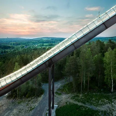 Falun ski jumps nataon'ny Sweco Architects