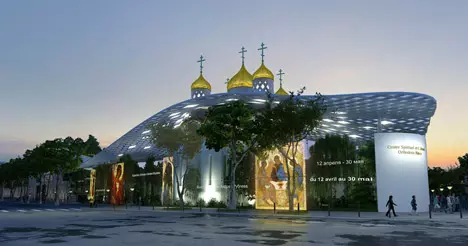 Cultureel en spiritueel Russisch-orthodox centrum in Parijs door Arch Group