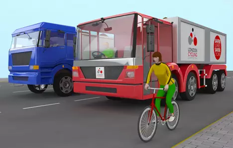 Xe tải đô thị an toàn hơn bằng Chiến dịch đi xe đạp ở London
