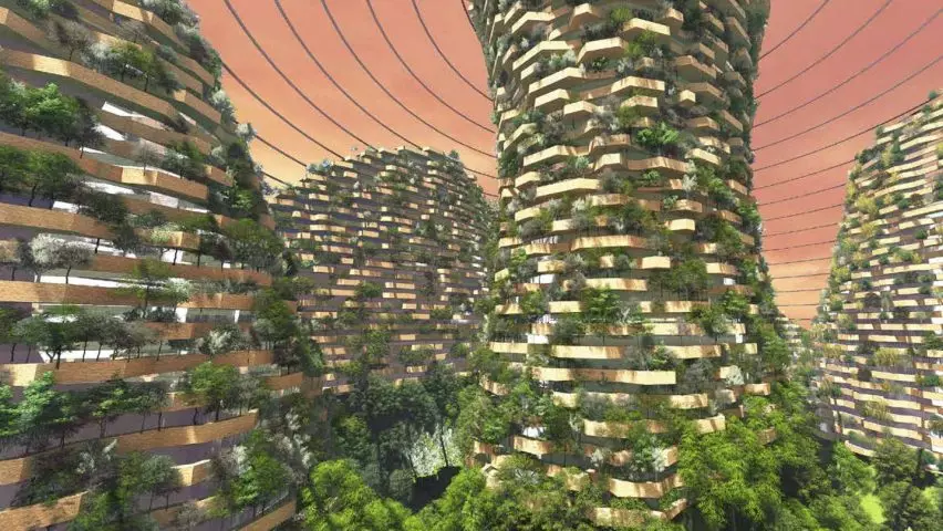 Stefano Boeri Vertical Forests sa Mars