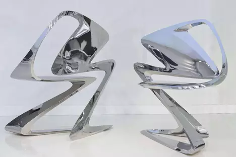 Z-Chair dening Zaha Hadid kanggo Sawaya & Moroni