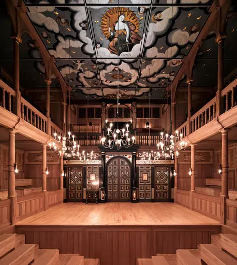 Sam Wanamaker Playhouse Globe teātrī — Wood Awards 2014. gada komerciālās un publiskās piekļuves kategorijas ieguvējs