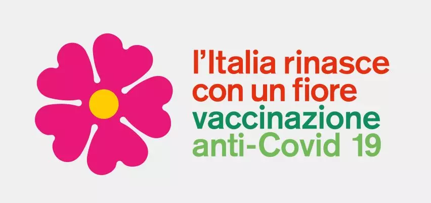 Logotip de la campanya de vacuna contra el coronavirus de Stefano Boeri