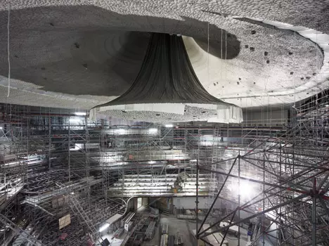 Elphilarmonie deur Herzog de Meuron konstruksie fotografie