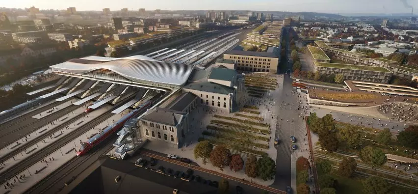 Rinovimi i stacionit hekurudhor të Vilnius