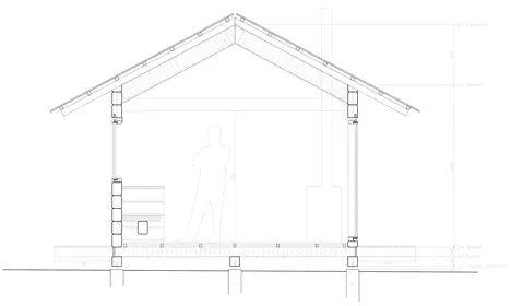 Cabin sa Femunden ni Aslak Haanshuus Arkitekter